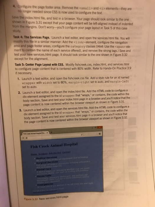 Solved Fish Creek Animal Hospital See Chapter 2 for an | Chegg.com