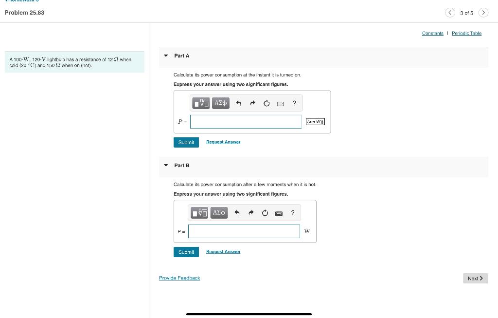 Solved Problem 25.83 3 of 5 Constants Periodic Table Part A | Chegg.com