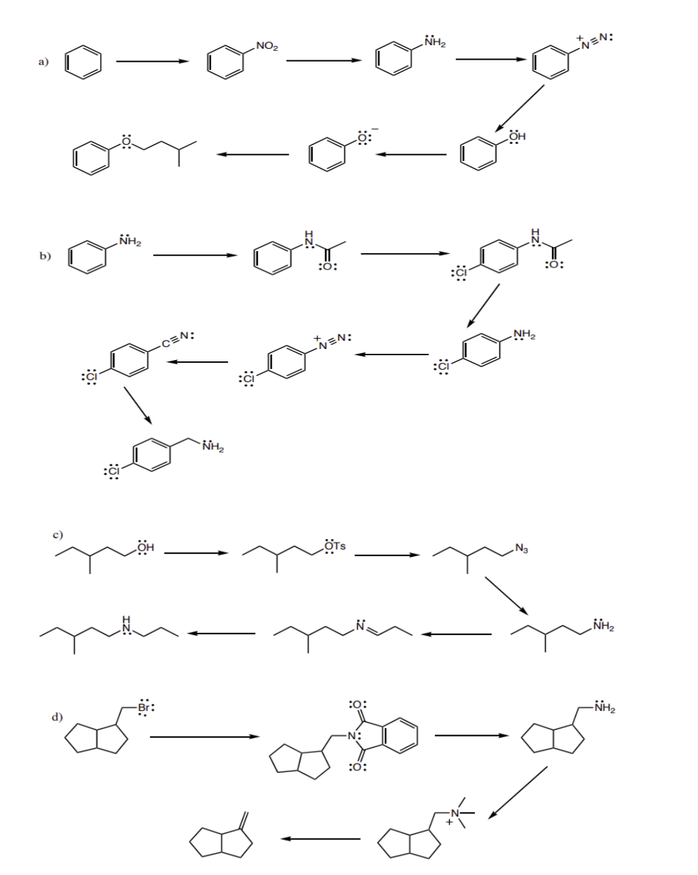 Solved NO2 NH2 : VEN: ÖH NH2 b) :0: :0: NH2 CEN: VEN: :o: | Chegg.com