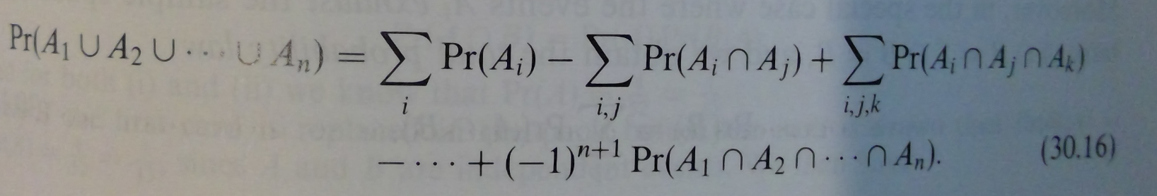 Solved PILA, UA, U.. UA,) = ΣPr(Α) –ΣPr(Α, Ο Α) + ΣPr(Α, ΠΑ; | Chegg.com