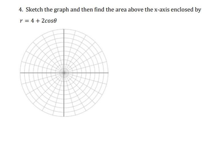 Solved 4. Sketch the graph and then find the area above the | Chegg.com