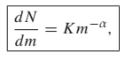 Solved a. For the simple flattened Salpeter IMF, with a = | Chegg.com