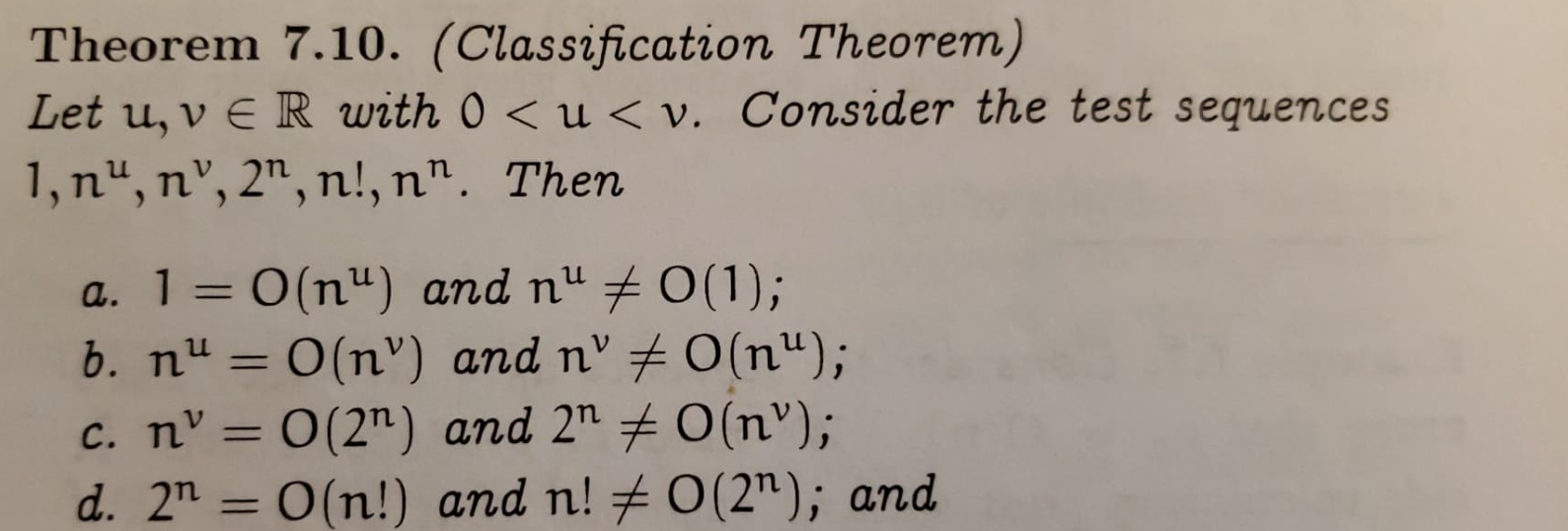 Solved Theorem 7.10. (Classification Theorem) Let u, v ER | Chegg.com