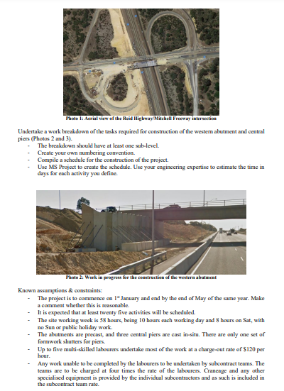 Solved Photo 1 is an aerial view of the Reid | Chegg.com