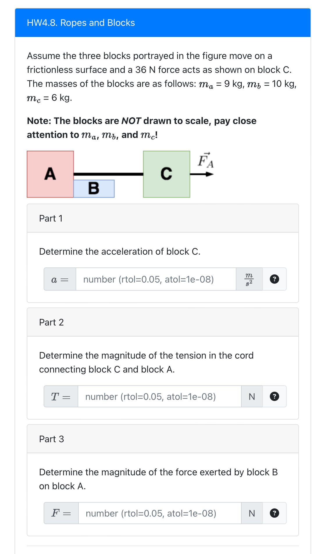 Solved Assume the three blocks portrayed in the figure move | Chegg.com
