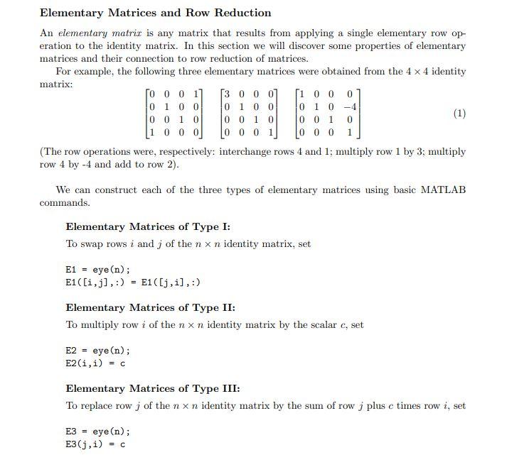Solved EXERCISE 1 If you haven't already done so, enter the | Chegg.com
