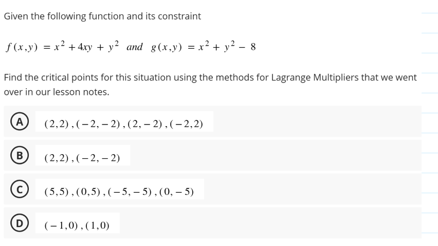 Solved Given the following function and its | Chegg.com