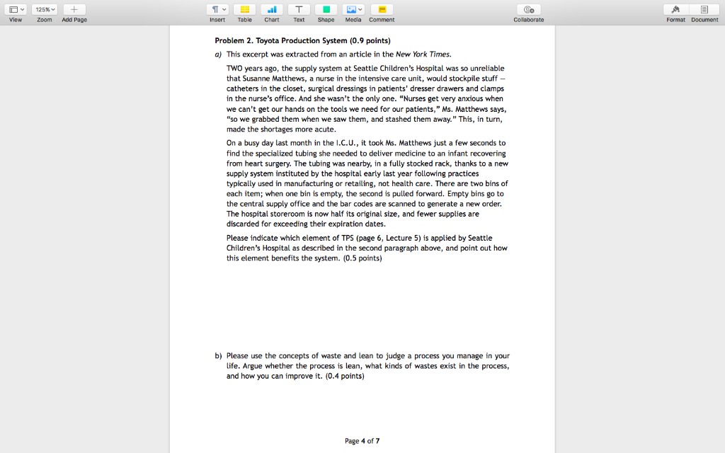 Solved View Zoom Add Page InsertTbe ChartText Shape Media | Chegg.com