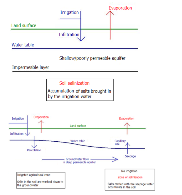 Solved After reading the PDF file salinization by the USDA; | Chegg.com