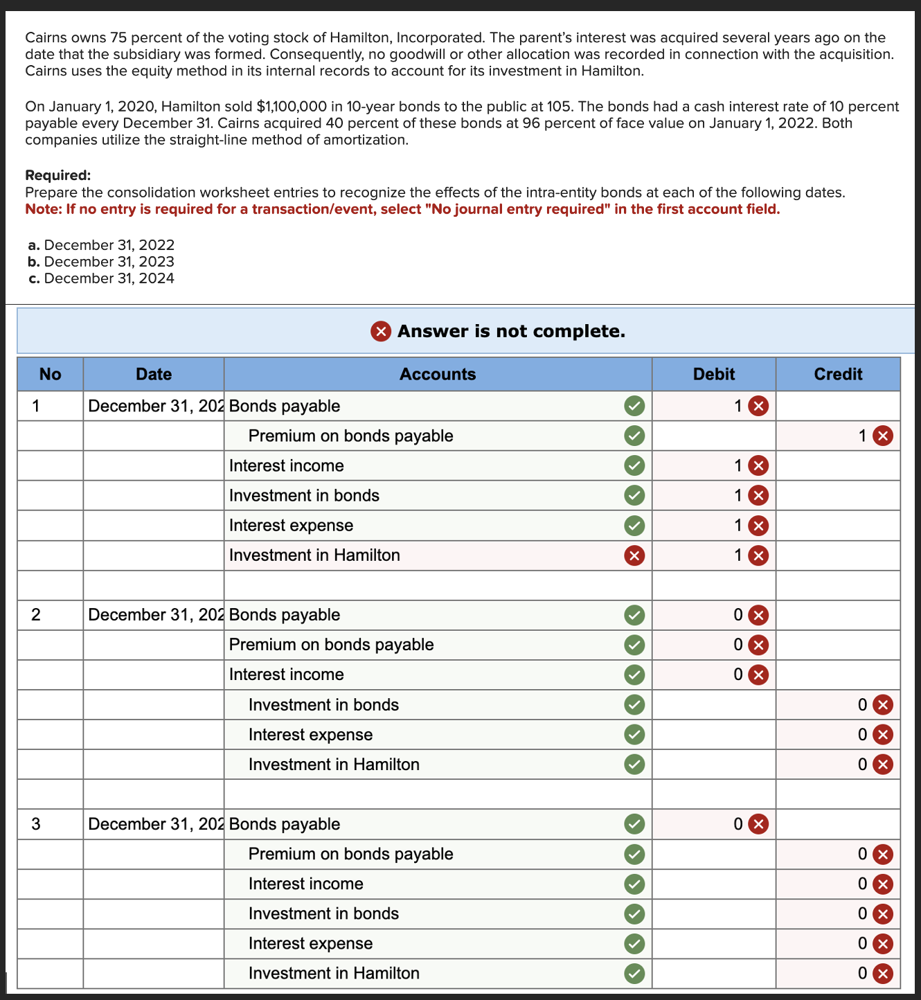 Solved Please help with the journal entries. | Chegg.com