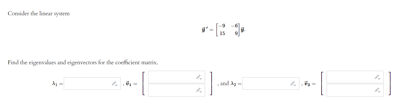 Solved Consider the linear | Chegg.com