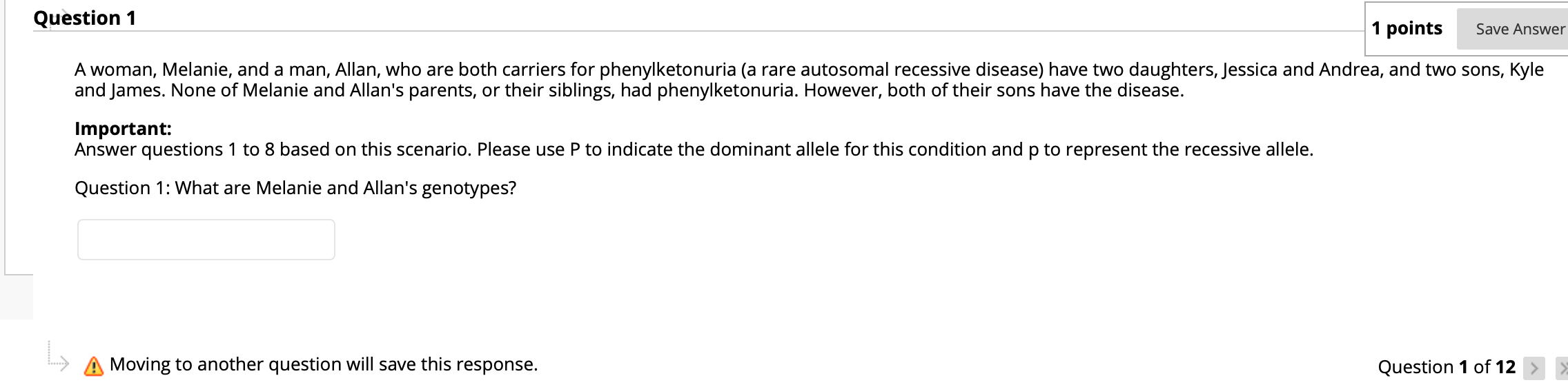 Solved Question 1 1 points Save Answer A woman, Melanie, and | Chegg.com