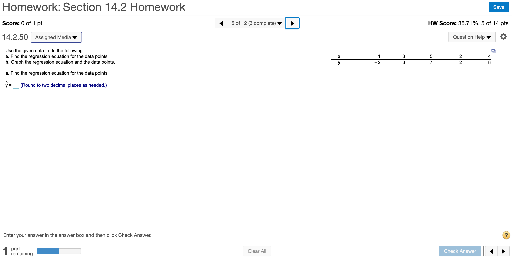 Solved Homework Section 14 2 Homework Save Score 0 Of 1 Pt