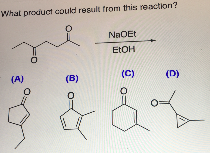 Solved What product could result from this reaction? NaOEt | Chegg.com