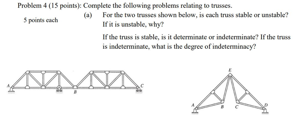 Solved Problem 4 (15 points): Complete the following | Chegg.com