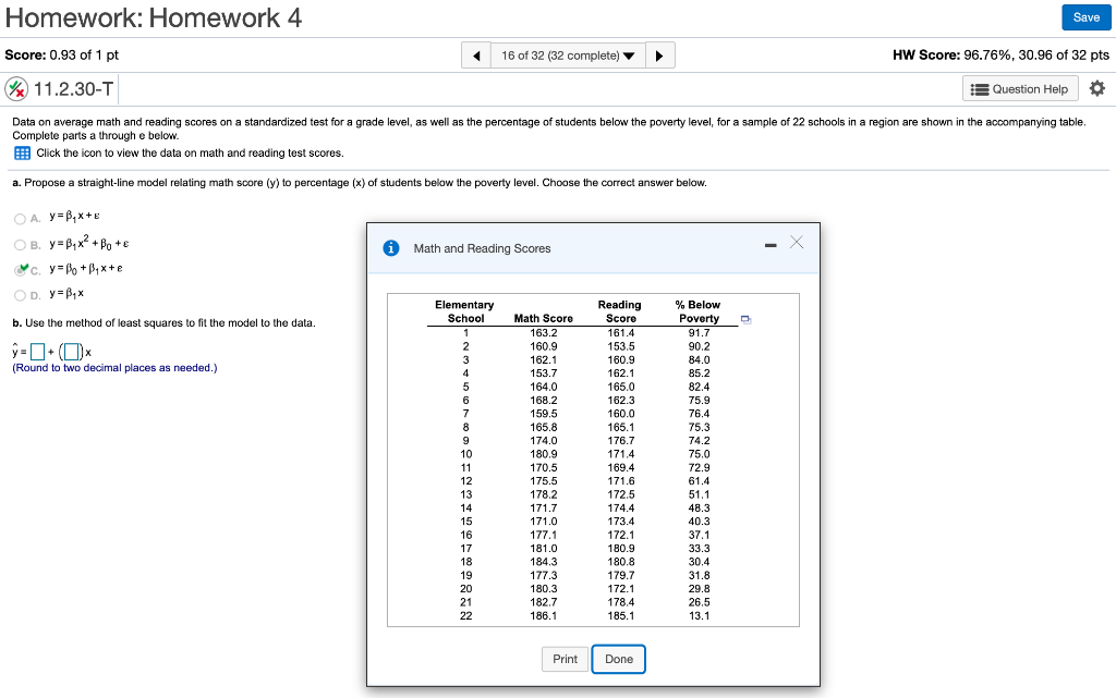 Solved Homework Homework 4 Save Score 0 93 Of 1 Pt 16 Of