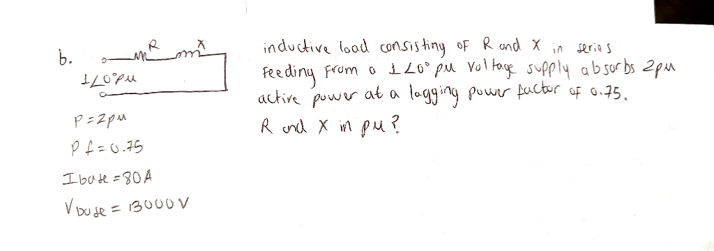 Solved in series b. +Lopu inductive load consisting of R and | Chegg.com