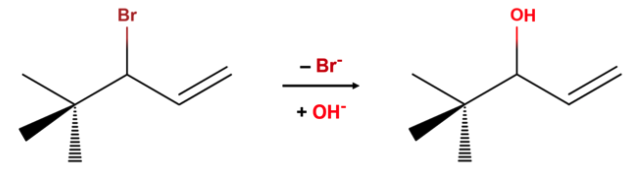 Solved An organohalide, 3-bromo-4,4-dimethylpent-1-ene is | Chegg.com