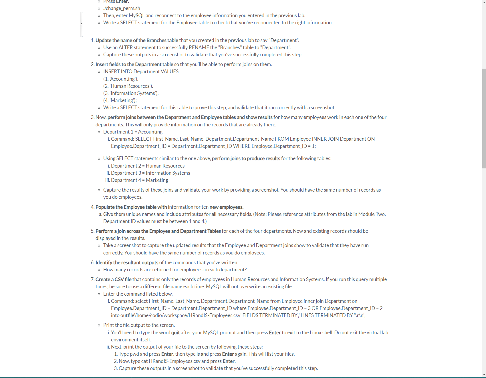 Solved Please help me write these codes for this assignment | Chegg.com