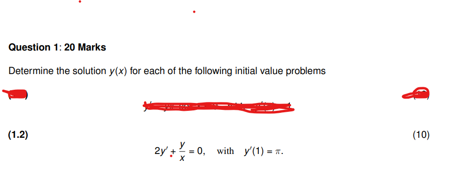 Solved Determine the solution y(x) for each of the following | Chegg.com