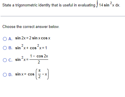 Solved State a trigonometric identity that is useful in | Chegg.com