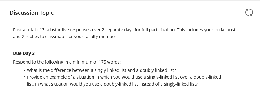 Solved Post a total of 3 substantive responses over 2 | Chegg.com