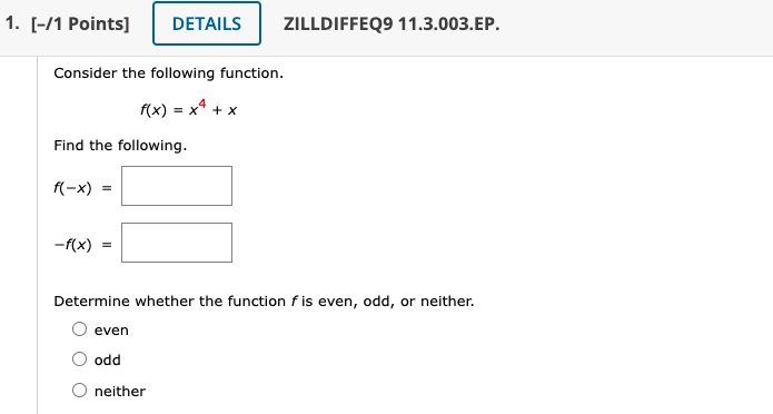 Solved 5. [0.67/1 Points] DETAILS PREVIOUS ANSWERS | Chegg.com