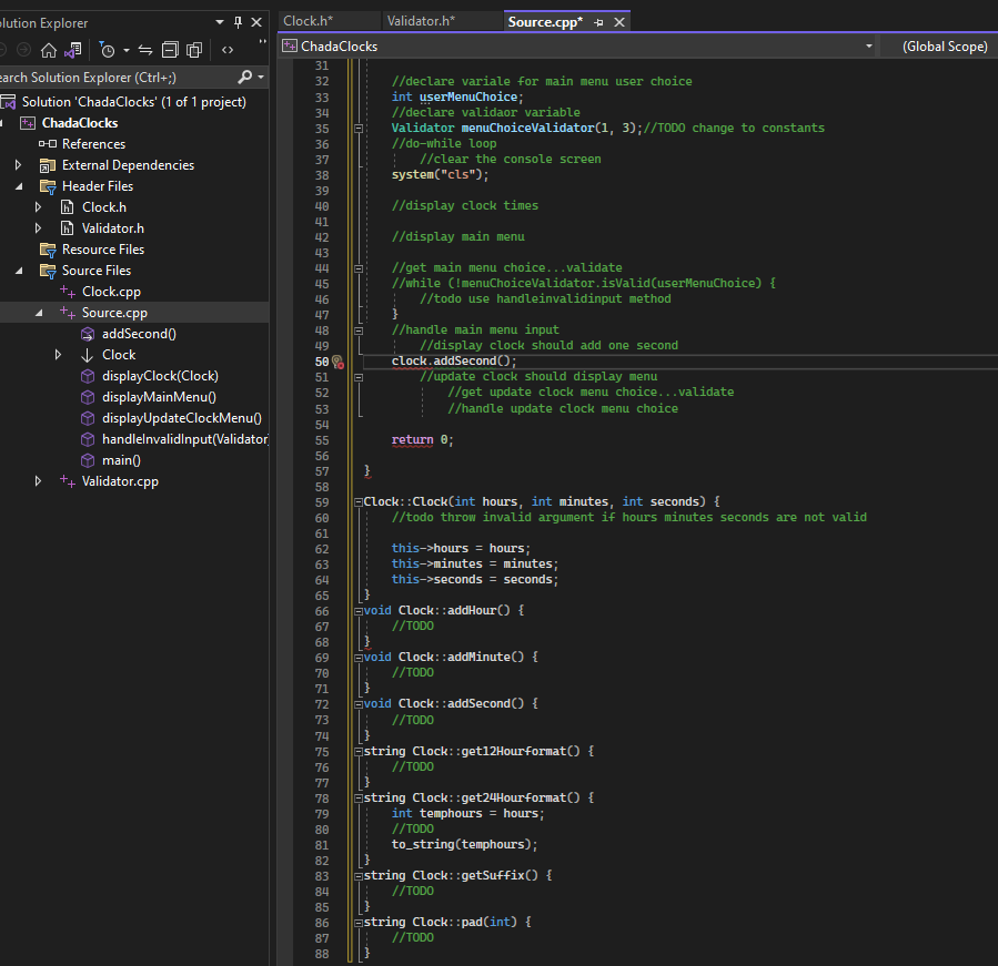 Solved Chada Tech Clocks Functional Requirements Problem | Chegg.com
