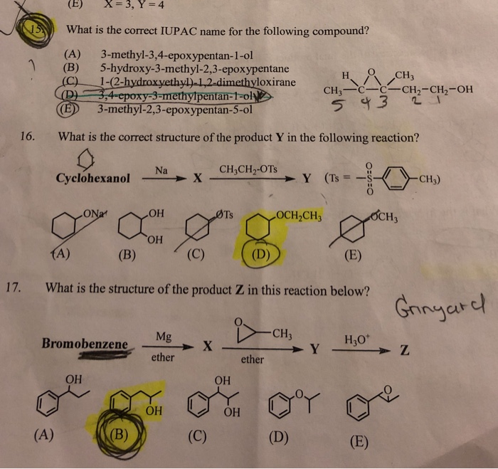 Solved Can someone please explain amd solve questions 15-17. | Chegg.com