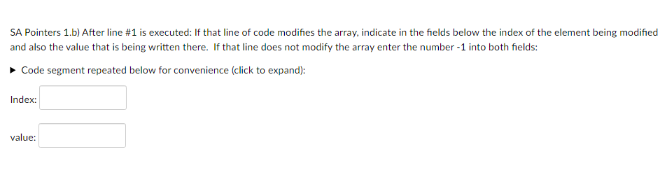 Solved SA Pointers Description: Consider the following class | Chegg.com
