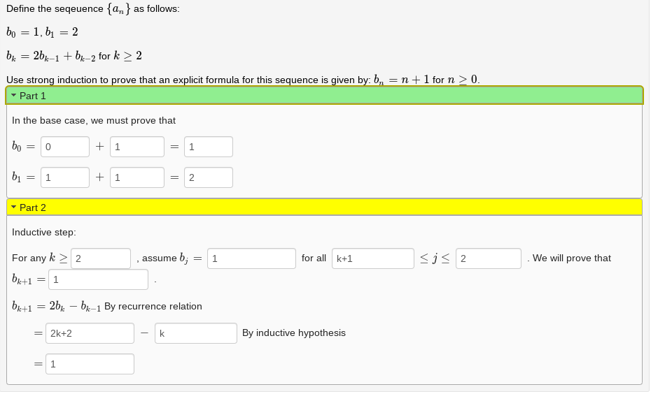 Solved Define the seqeuence {an} as follows: bo = 1,61 = 2 | Chegg.com