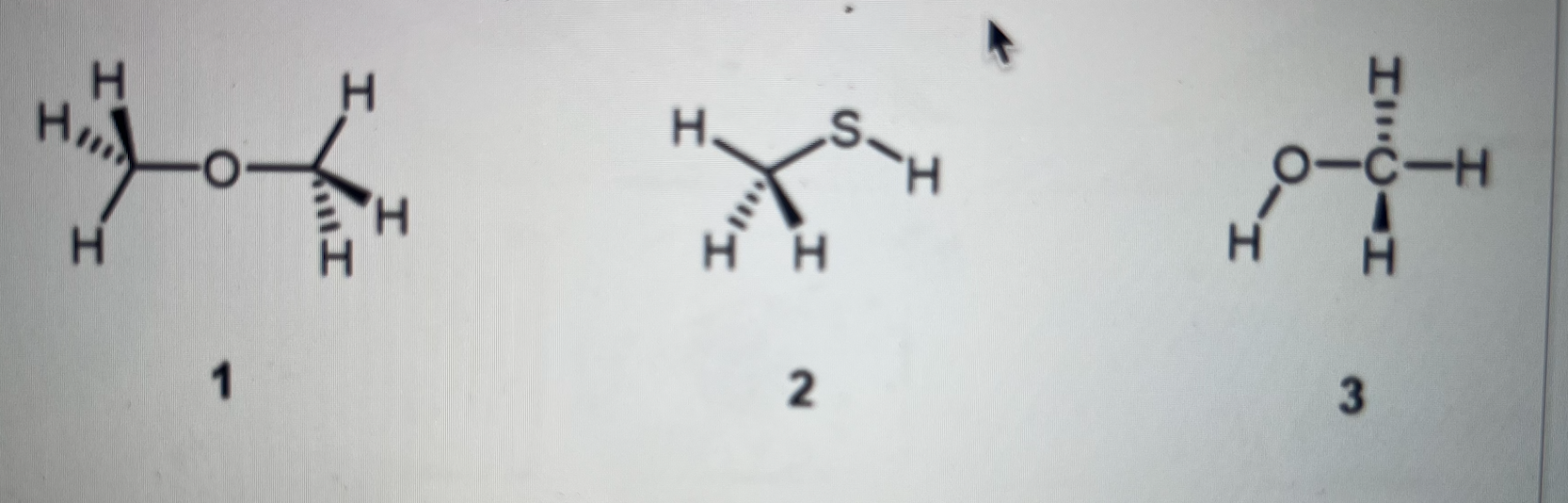 Solved Which of the following molecules is/are drawn showing | Chegg.com