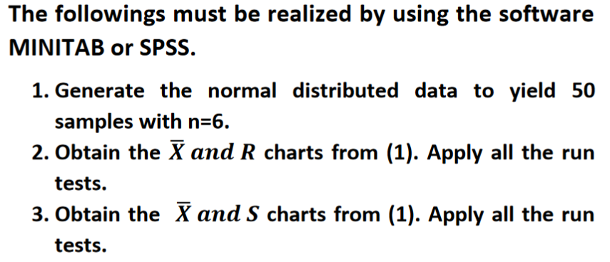 The followings must be realized by using the software | Chegg.com
