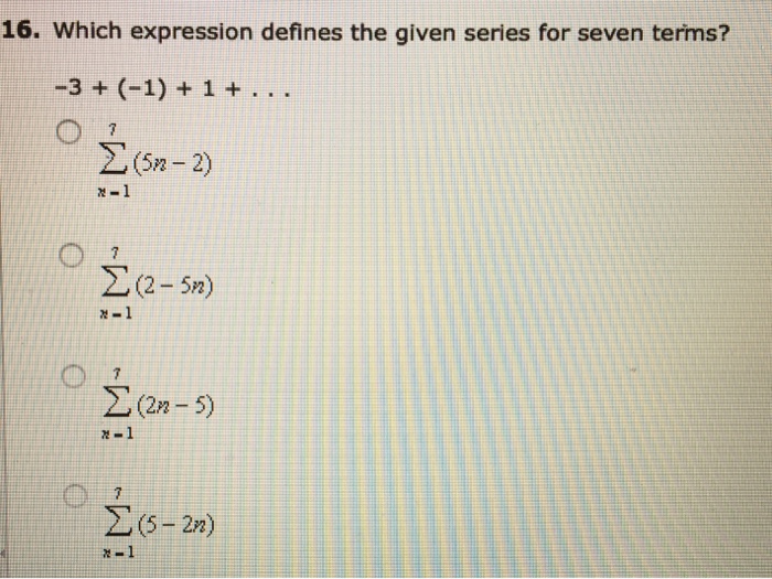 Solved 15. Is the following sequence arithmetic? If so, | Chegg.com