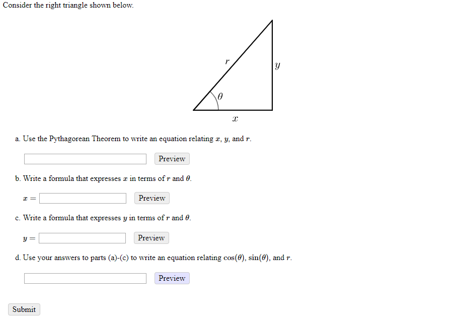 Pythagorean Theorem Formula For Right Triangles