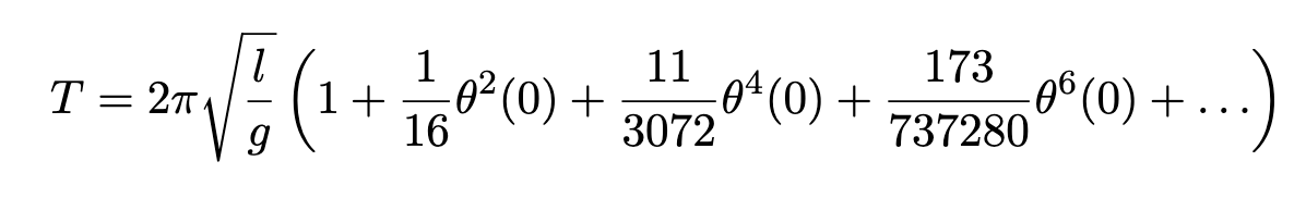 Solved Determine the period time T as a function of the | Chegg.com