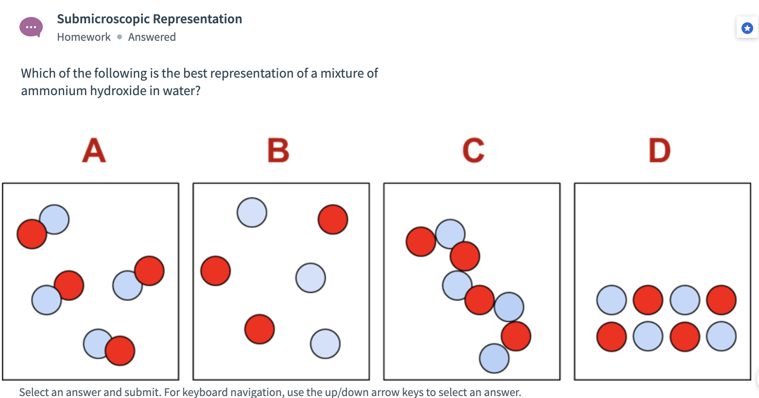 Solved Submicroscopic Representation Homework • Answered | Chegg.com