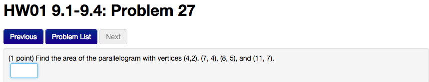 Solved HW01 9.1-9.4: Problem 27 Previous Problem List Next | Chegg.com
