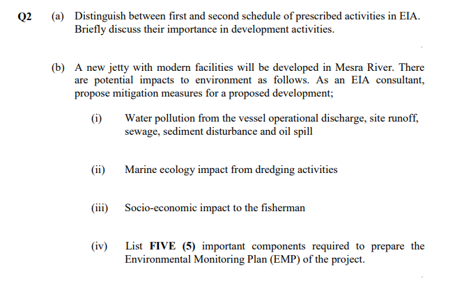 Solved Q2 (a) Distinguish between first and second schedule | Chegg.com