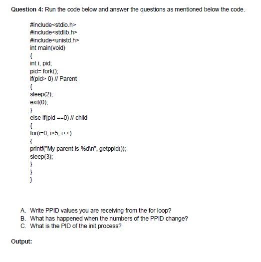Solved uestion 4: Run the code below and answer the | Chegg.com