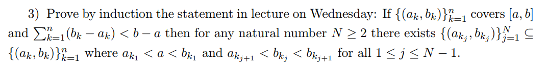 Solved Prove by induction the statement in lecture on | Chegg.com