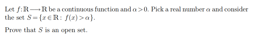 Solved a Let f: RR be a continuous function and a >0. Pick a | Chegg.com