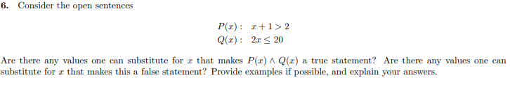 Solved 1. Consider the open sentence t^2 + 2t + 1 = 0. Are | Chegg.com