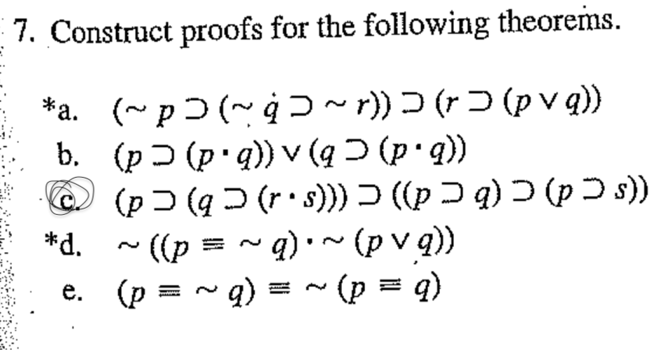 Solved UNIT 9 Conditional Proof and Indirect Proof 7. | Chegg.com