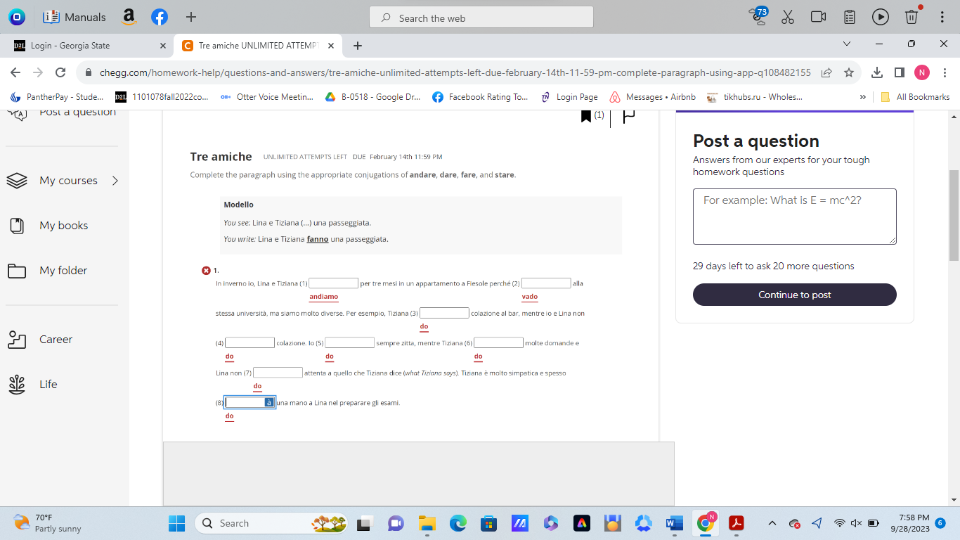 I am confused with this assignment, and got the same | Chegg.com