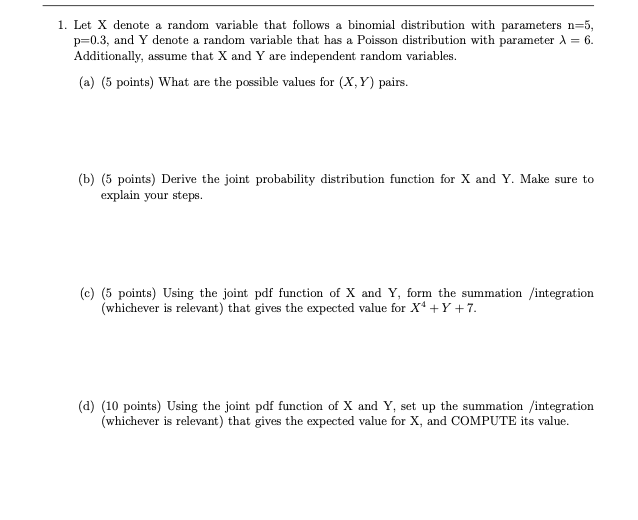 Solved Let X denote a random variable that follows a | Chegg.com