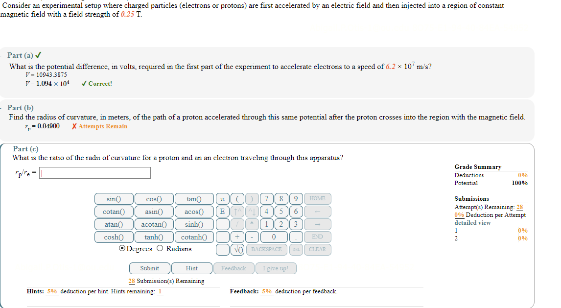 Solved Consider an ﻿experimental setup where charged | Chegg.com