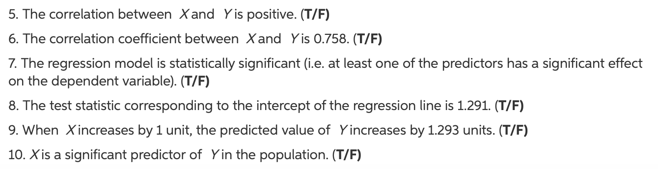 Solved Summary Output Regression Statistics Multiple R R 5668