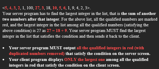 Solved How to find the largest integer, that is the sum of | Chegg.com