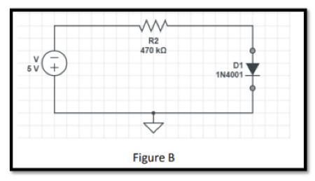 Solved 1) In Figure A assume the voltage drop across diode | Chegg.com